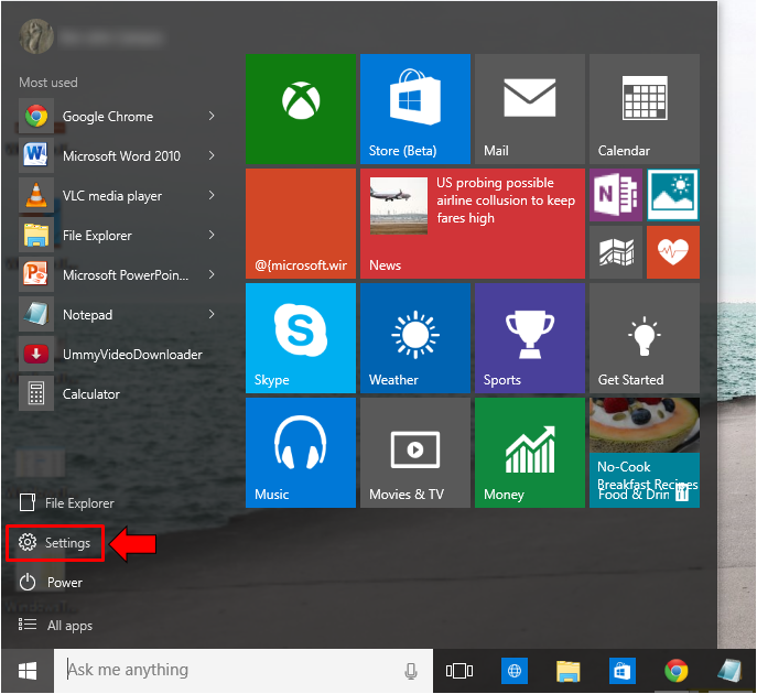 Tweaking Windows 10