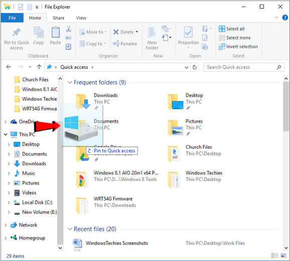 Exploring the Quick Access Section in Windows 10’s File Explorer ...