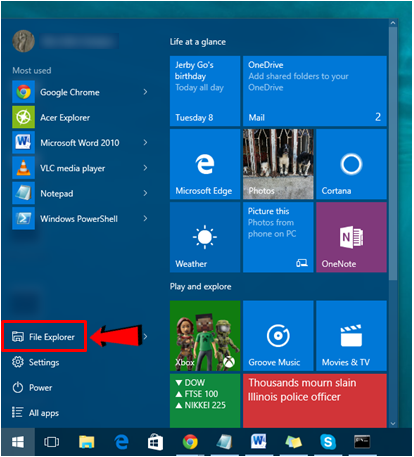 10 Ways in Launching File Explorer on Windows 10’s Final Build ...